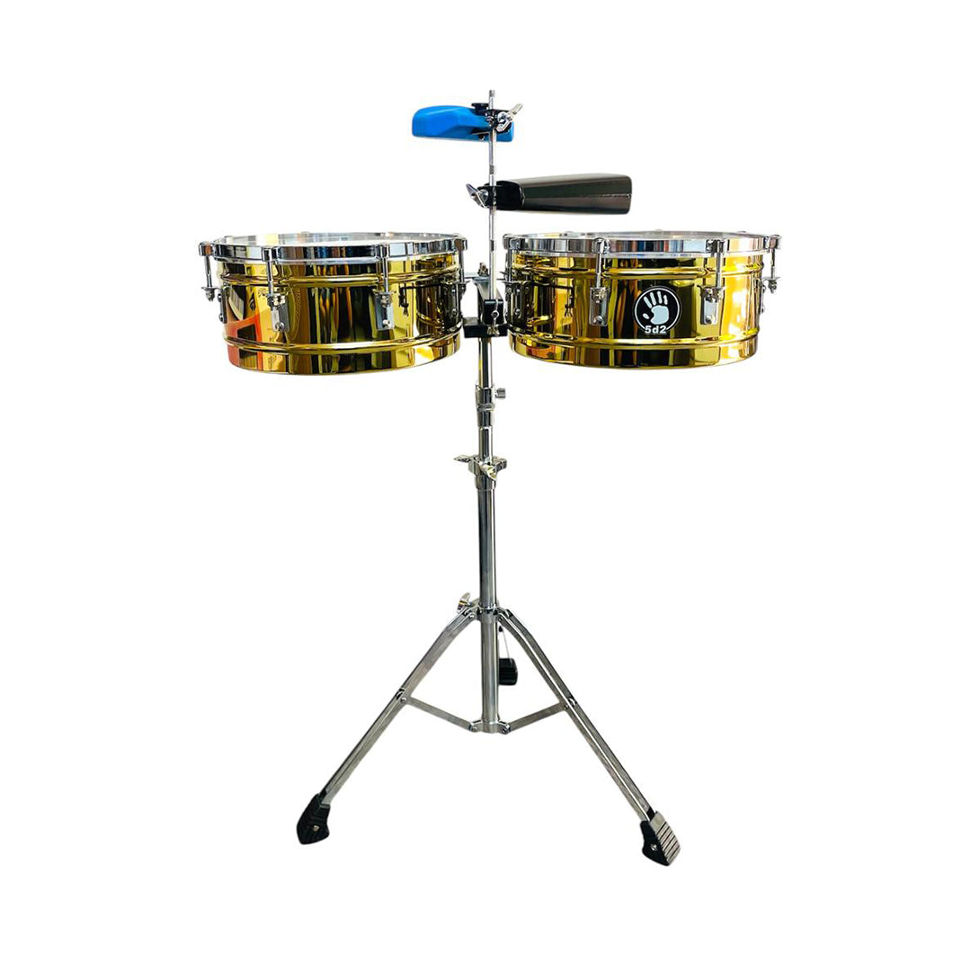 Timbal 5d2 Dorado Tmd-gd 14-15 + Campana + Jam Block – Undermusic SAS